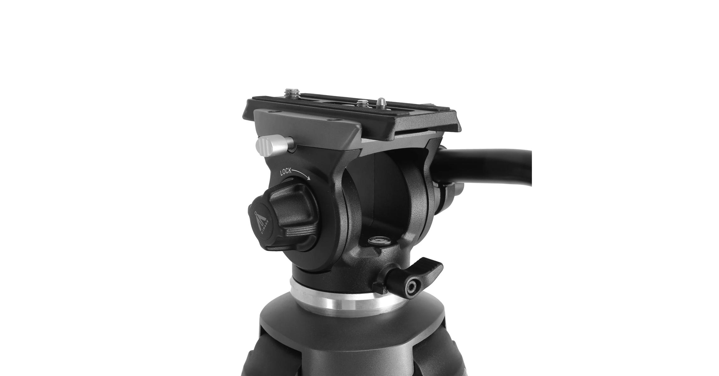 E-Image Fluid head EH610 with a bowl 75mm for dollies, slider and ...